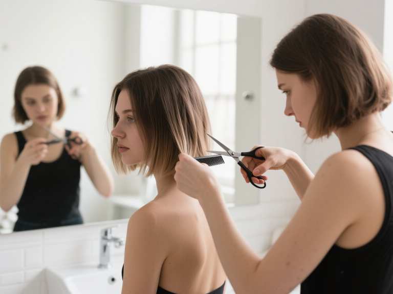 How To Cut A Stacked Bob At Home: A Step-by-Step Guide - Sorahaircut.com